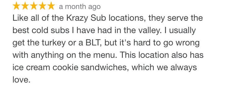 STEVE'S KRAZY SUB